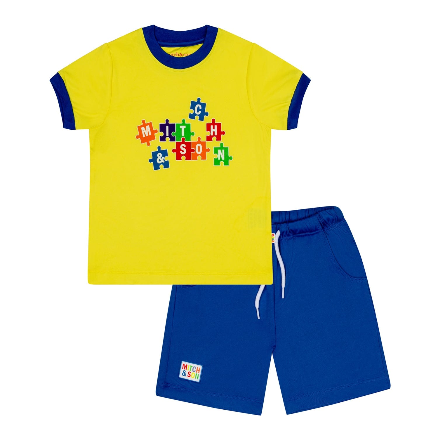 MITCH & SON - Vince Primary Jigsaw Artwork Soft Set - Yellow ...