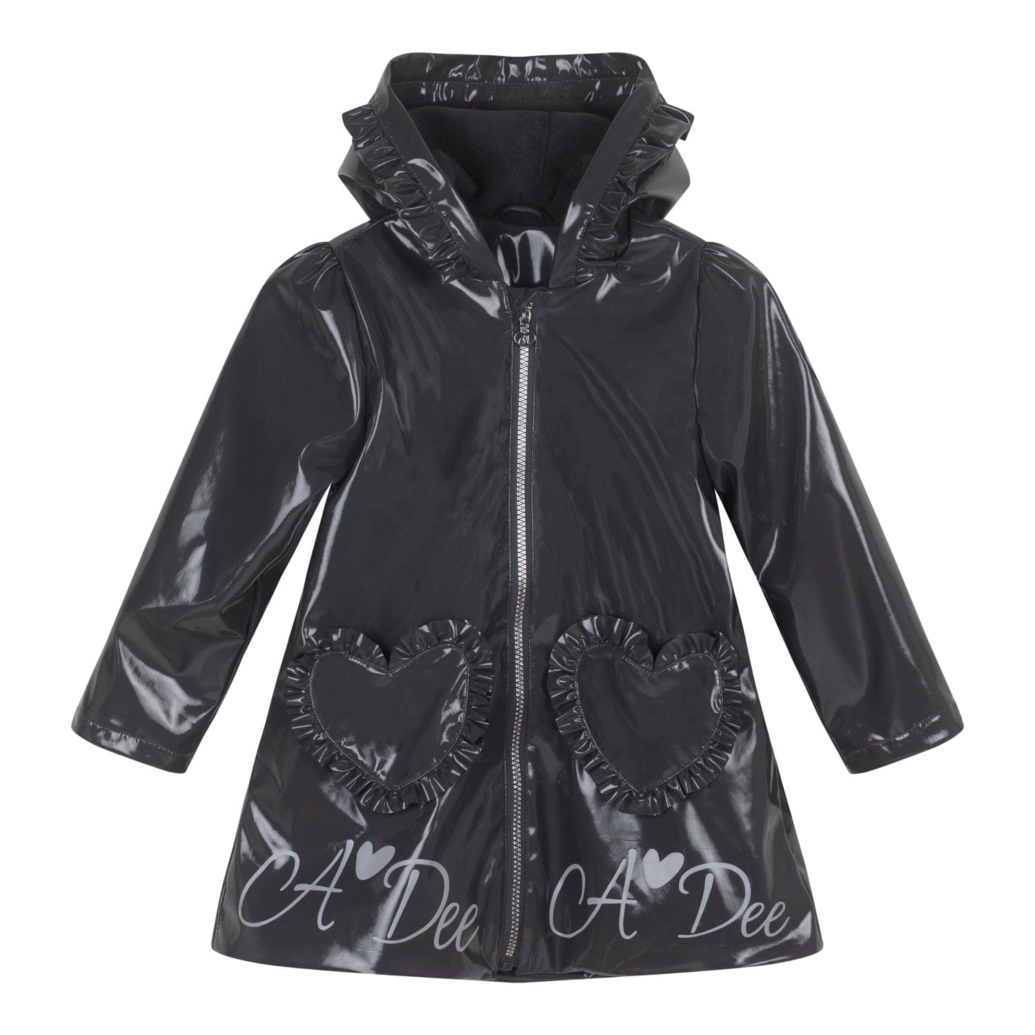 A DEE - Back To School Blair Raincoat - Dark Grey – Bluebells Boutique