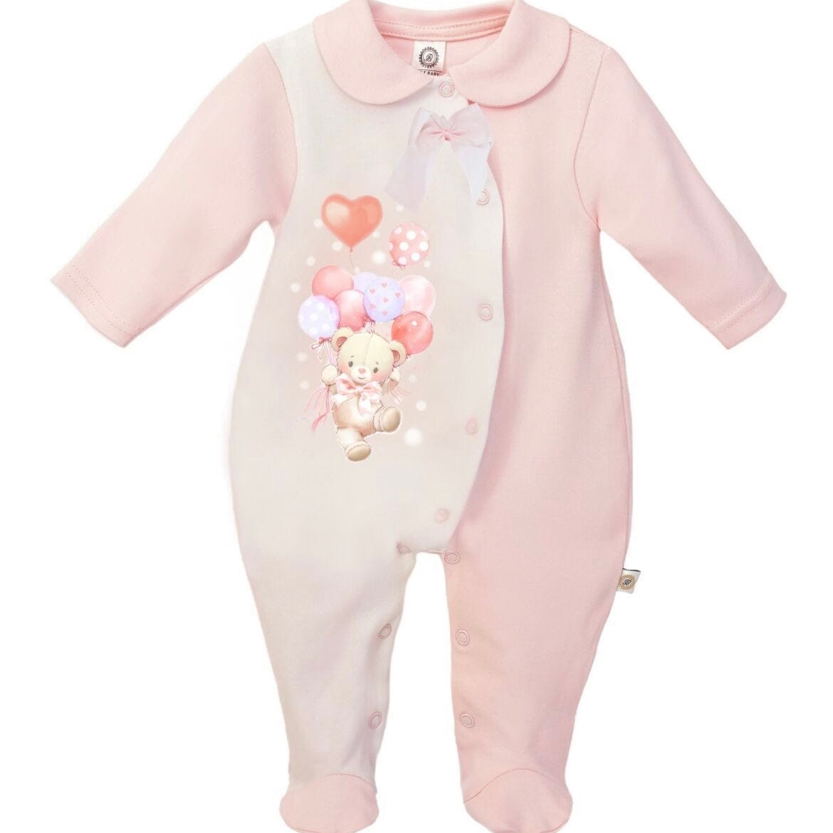 FIRST BABY - Party Babygrow - Pink – Bluebells Boutique
