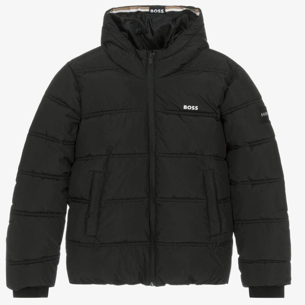 BOSS - Puffer Jacket - Black – Bluebells Boutique
