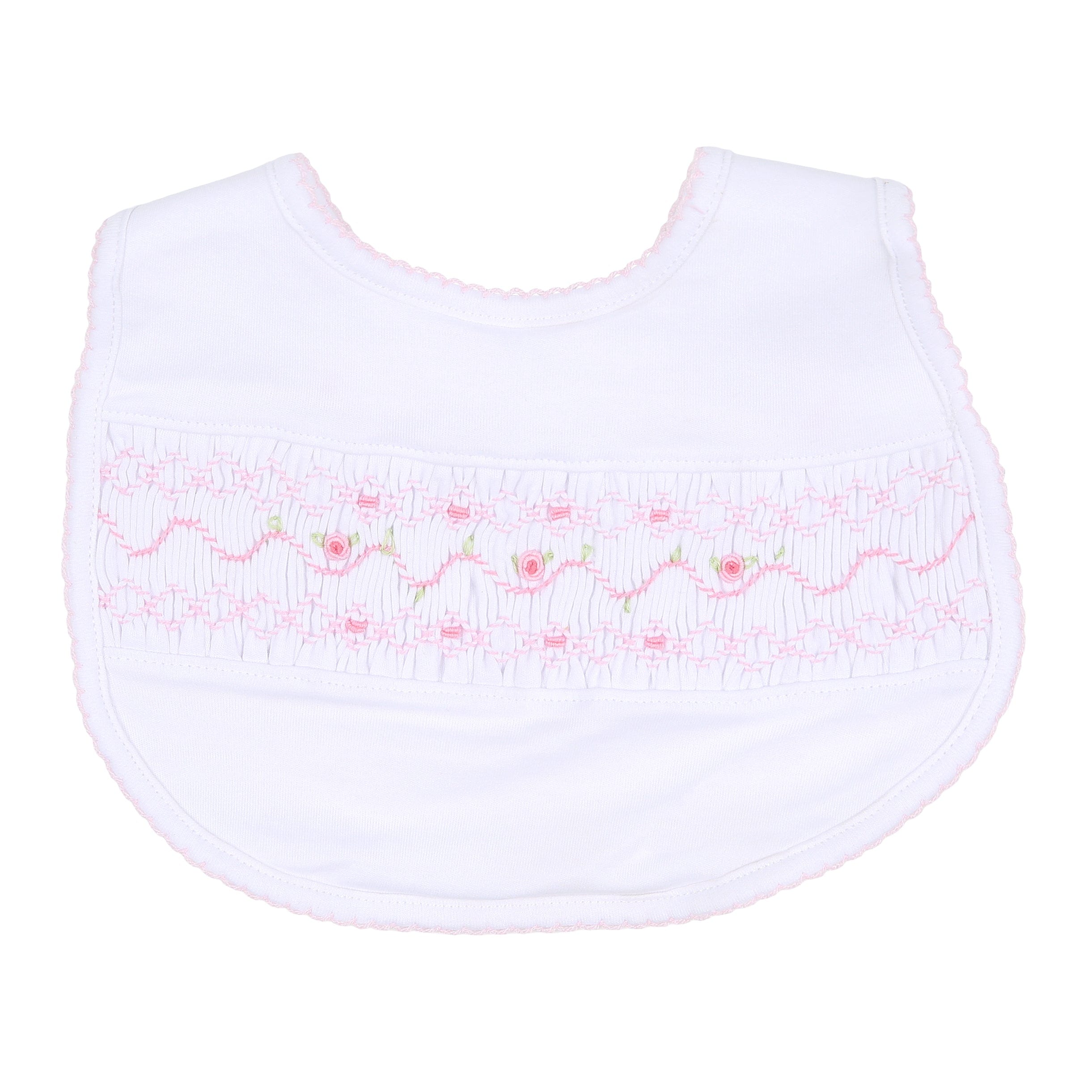 MAGNOLIA BABY - Molly Smocked Bib - Pink – Bluebells Boutique