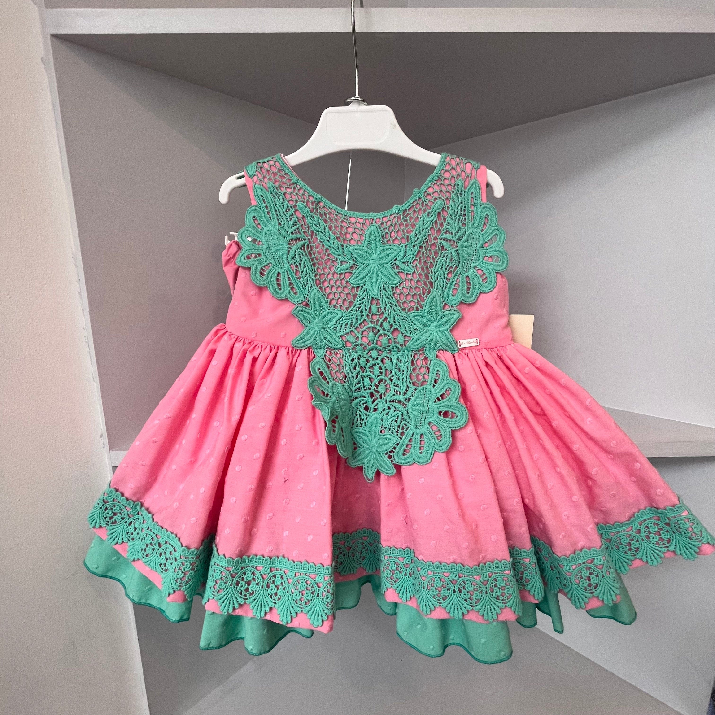 LA AMAPOLA - Martina Baby Dress Faulty- Pink – Bluebells Boutique