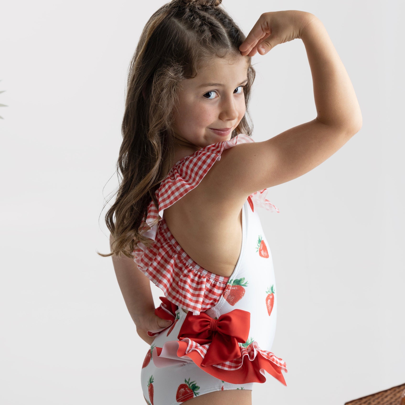 MEIA PATA - Cannes Strawberries Print Swimsuit - Red – Bluebells Boutique