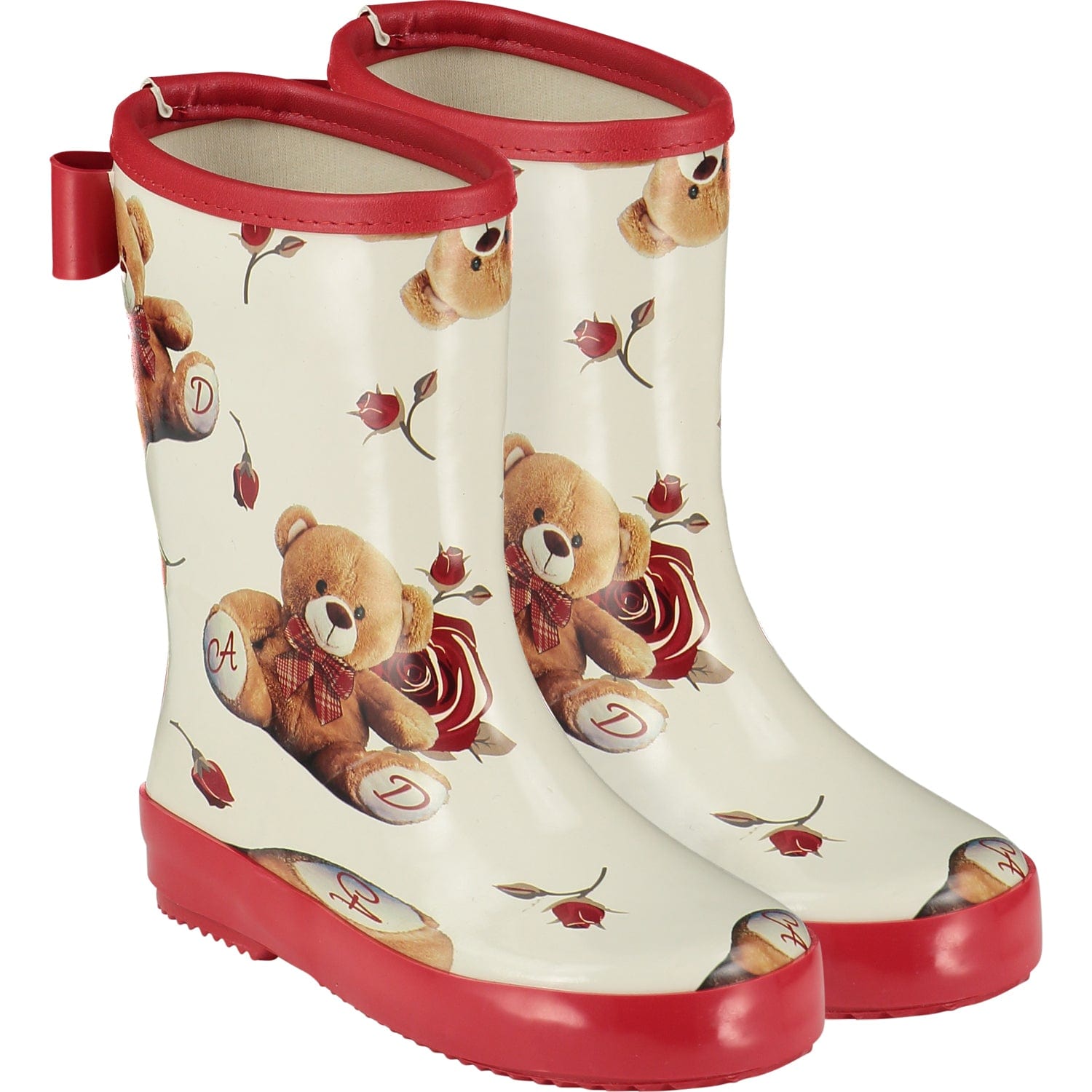 A DEE - Splash Bow Teddy Wellie - Cream – Bluebells Boutique