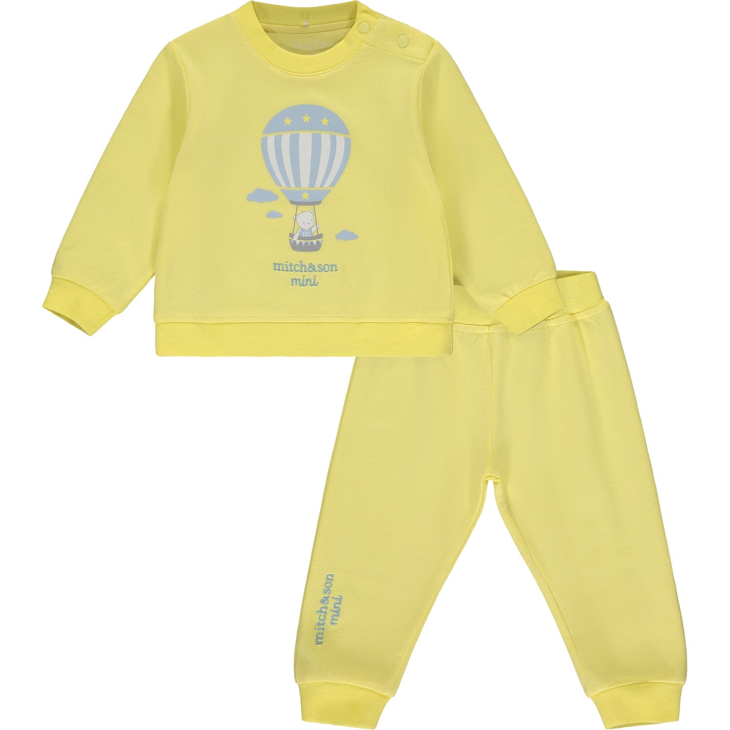 MITCH & SON - Mini Maxwell Tracksuit - Lemon Cake – Bluebells Boutique