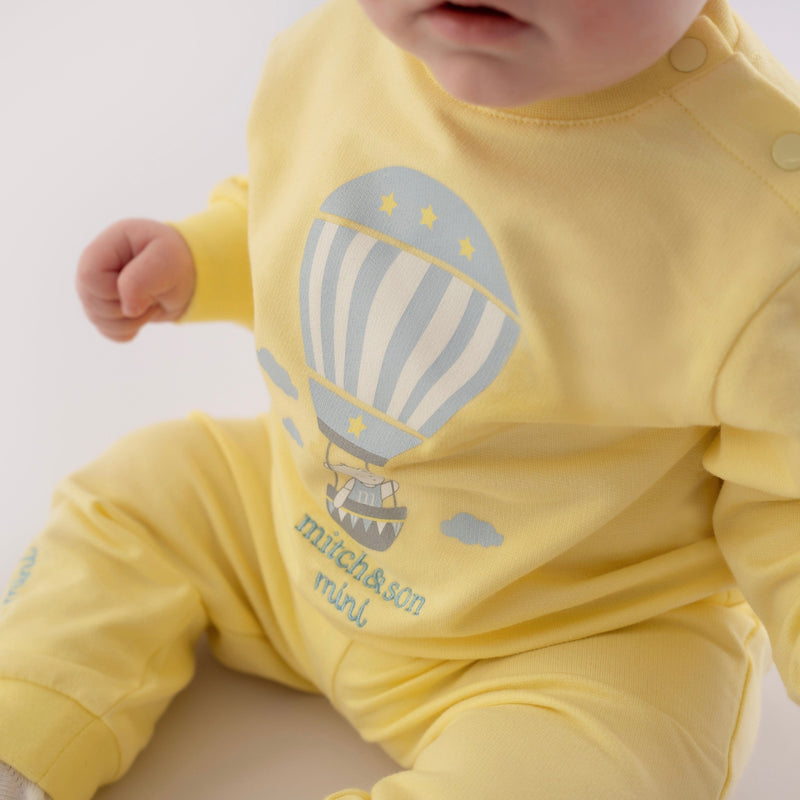 MITCH & SON - Mini Maxwell Tracksuit - Lemon Cake – Bluebells Boutique