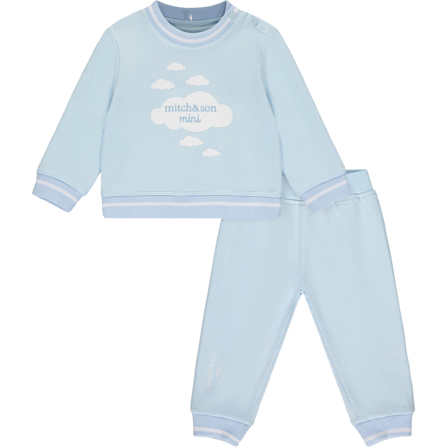 MITCH & SON - Mini Maverick Cloud Tracksuit - Sky Blue – Bluebells Boutique